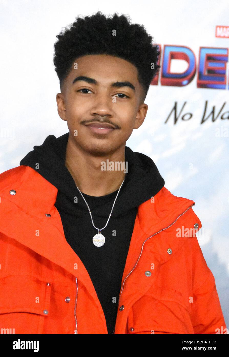 Los Angeles, California, USA 13th December 2021 Actor Miles Brown ...