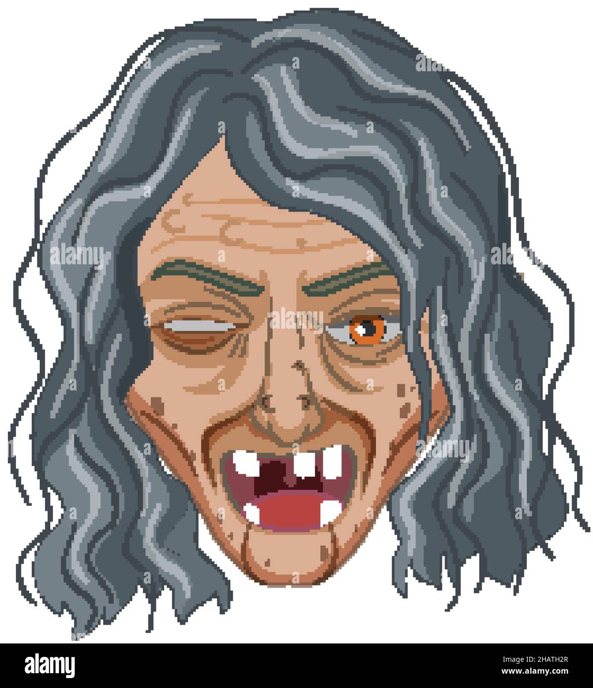 Ugly Girl Face Cartoon