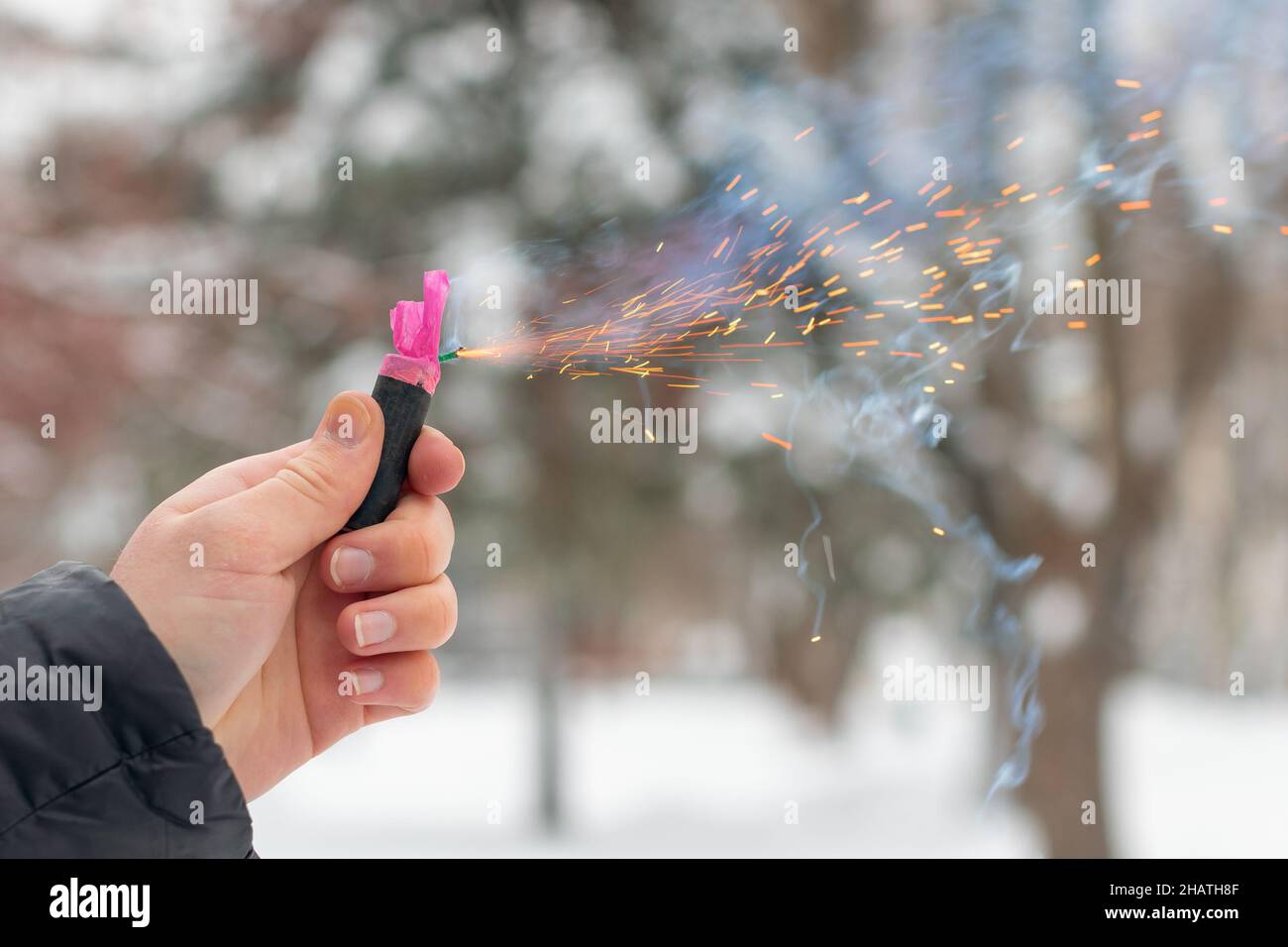Throw a firecracker hi-res stock photography and images - Alamy