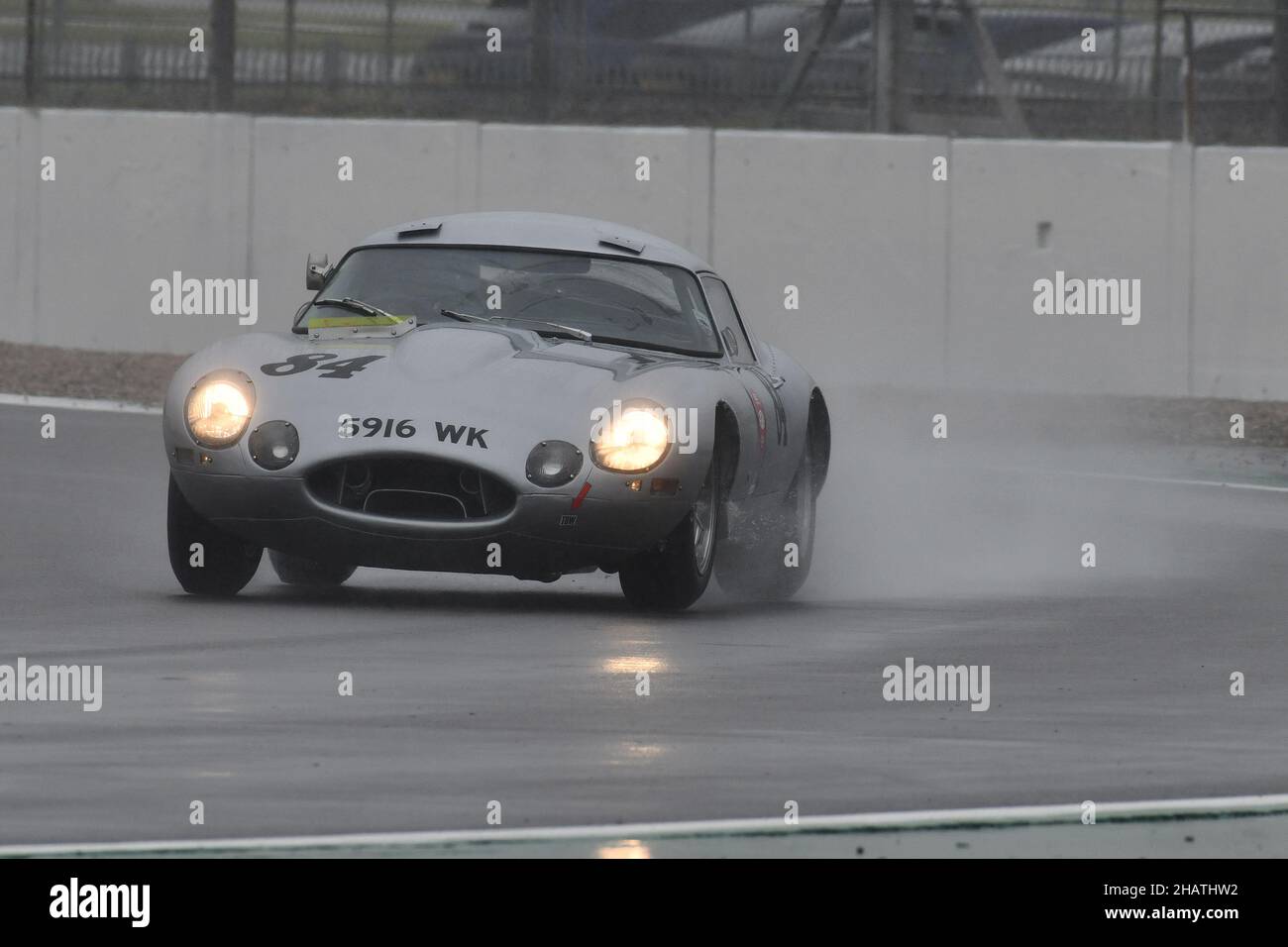 Rain and spray at Stowe, Rick Willmott, Jaguar E-Type, 60th Anniversary ...