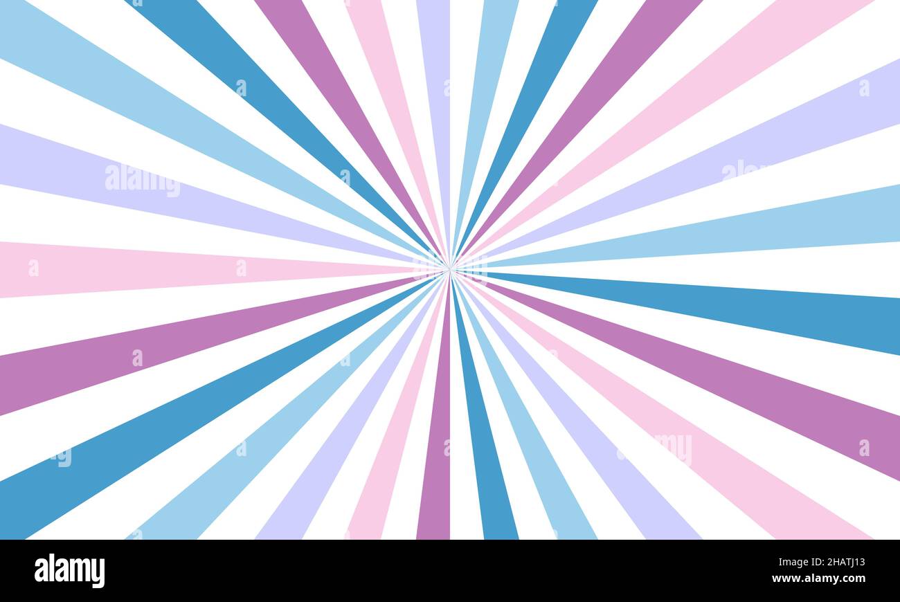 Colorful burst background. Rays background in retro style. Vector Stock ...