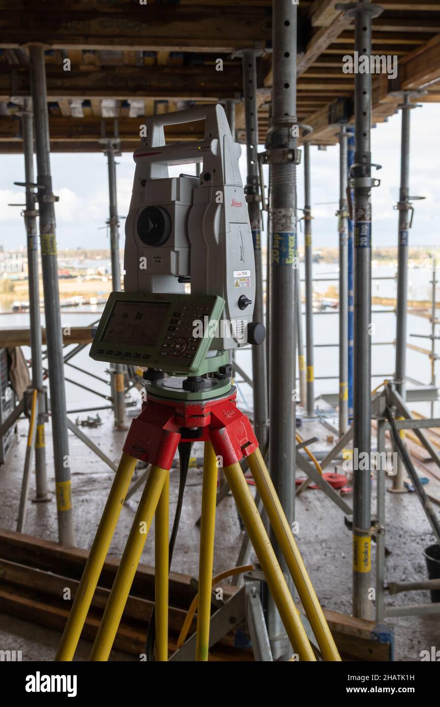 AMSTERDAM, NETHERLANDS - Nov 04, 2021: A vertical shot of the most ...