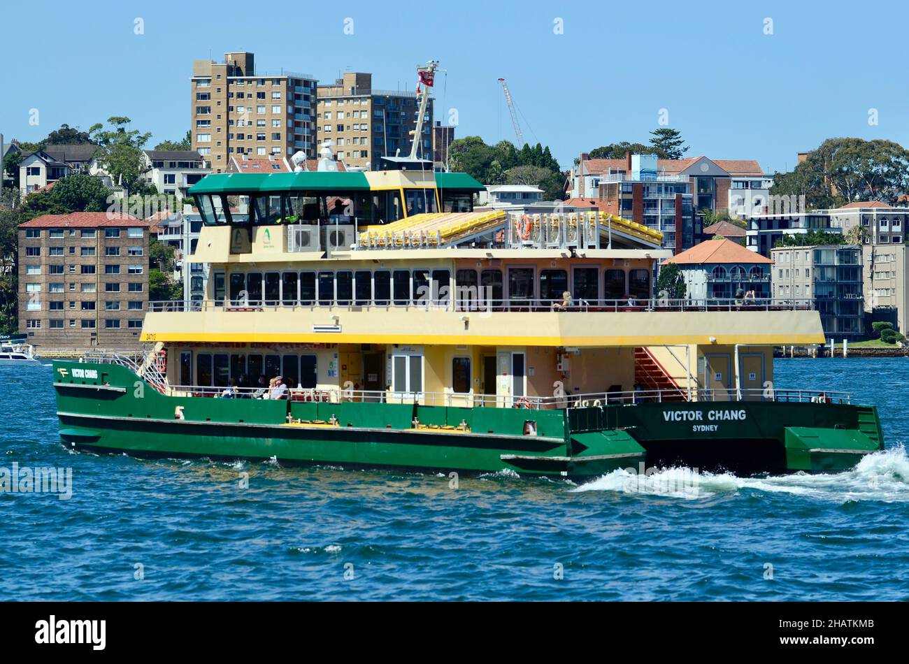 Ferries at work on Sydney Harbor, Australia Stock Photo - Alamy