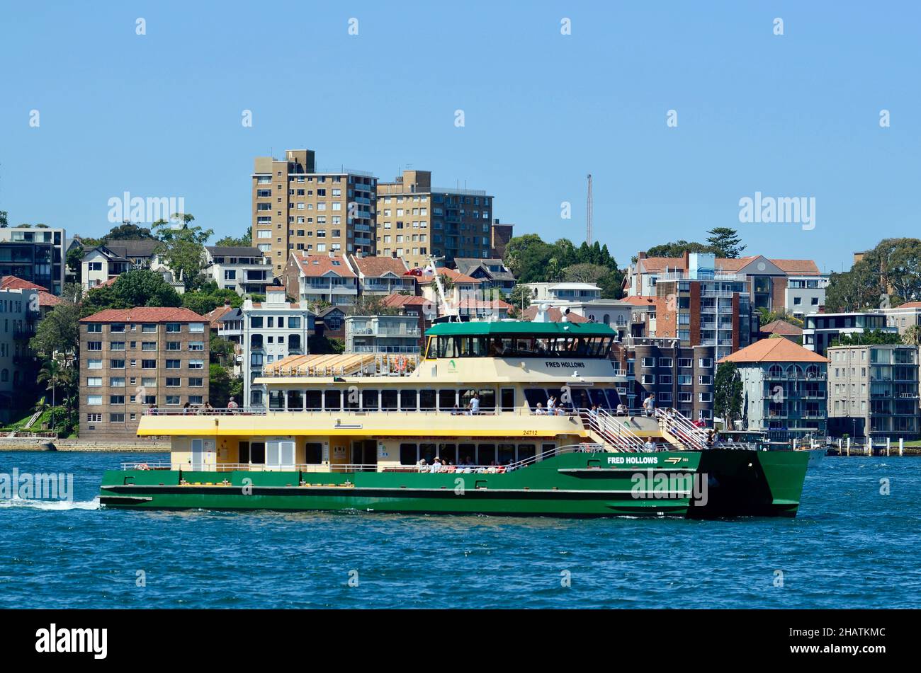 Ferries at work on Sydney Harbor, Australia Stock Photo - Alamy
