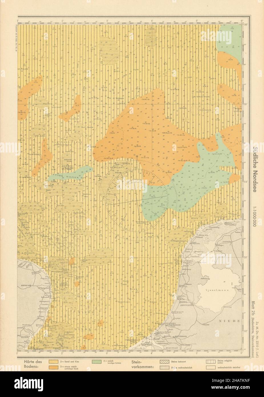 Netherlands Map 1940s