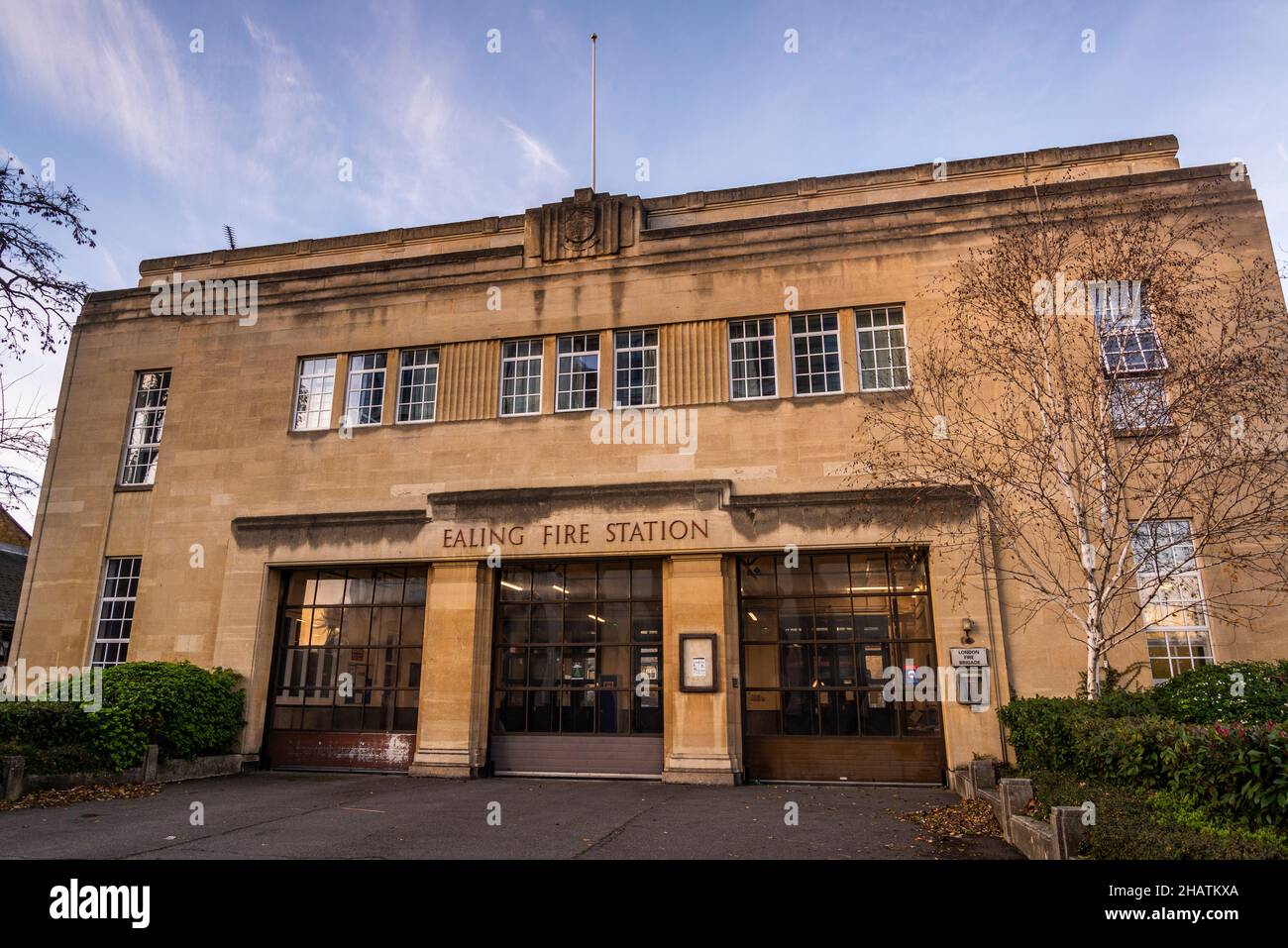 Ealing Fire Station, an Art Deco building on Ealing Broadway, London ...