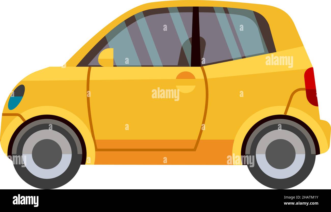 Cute city car icon. Urban eco vehicle Stock Vector Image & Art - Alamy