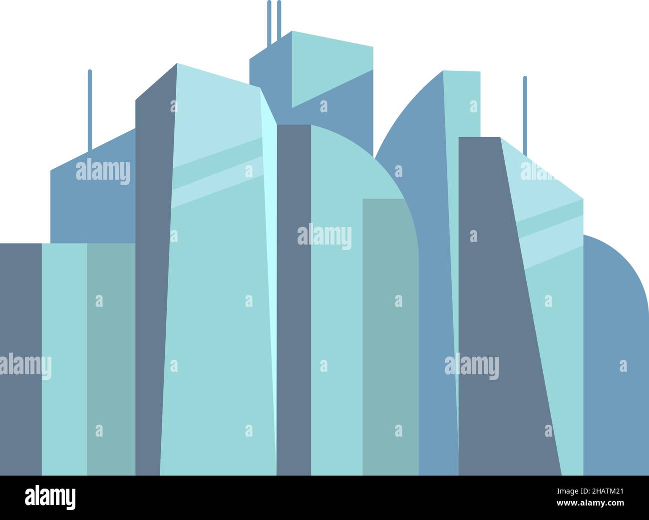 Urban development in asia Stock Vector Images - Alamy