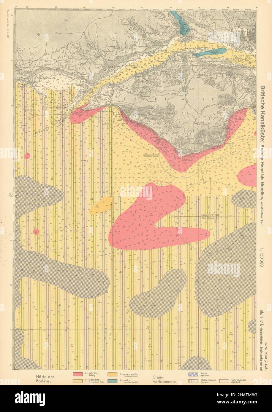 17b. English Channel Coast. Isle of Wight Hampshire. KRIEGSMARINE Nazi ...