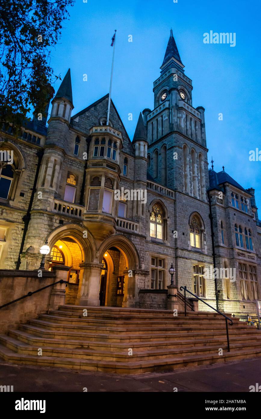 Ealing Town hall, a distinctive late-Victorian gothic building on ...