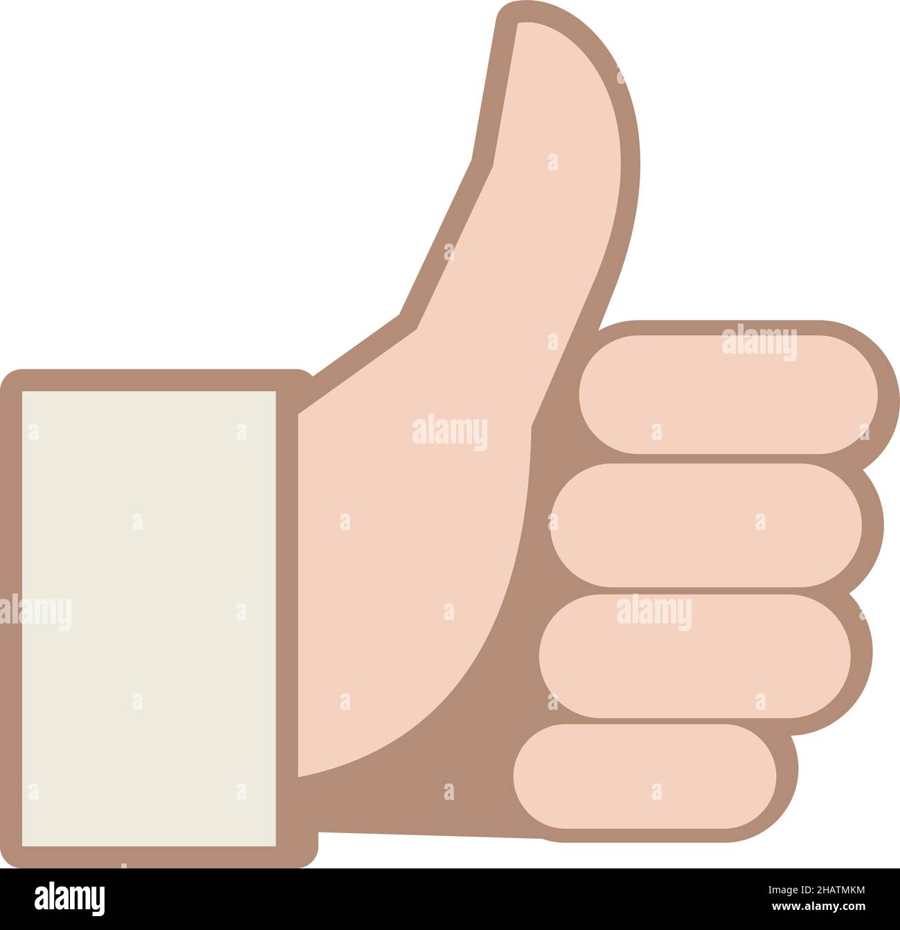 Thumb up icon. Ok hand gesture. Agree symbol Stock Vector Image & Art ...