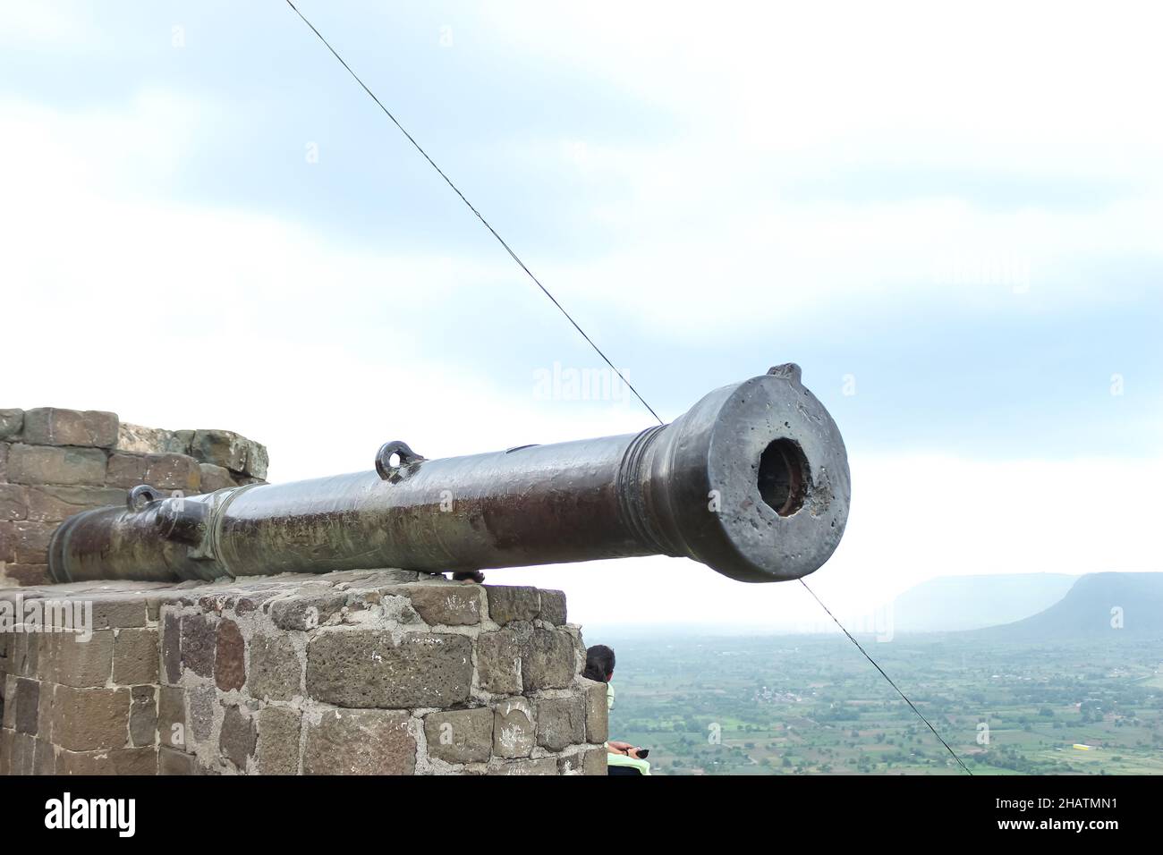 Cannon on the fort, Daulatabad, Maharashtra, India Stock Photo - Alamy