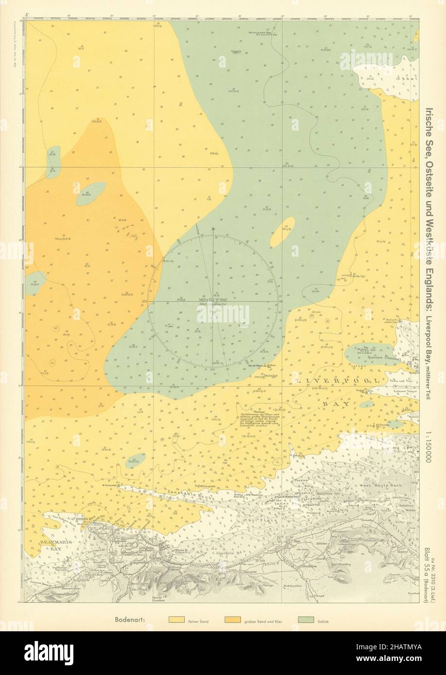 55a. North Wales coast. Rhyl Llandudno Denbighshire. KRIEGSMARINE Nazi ...