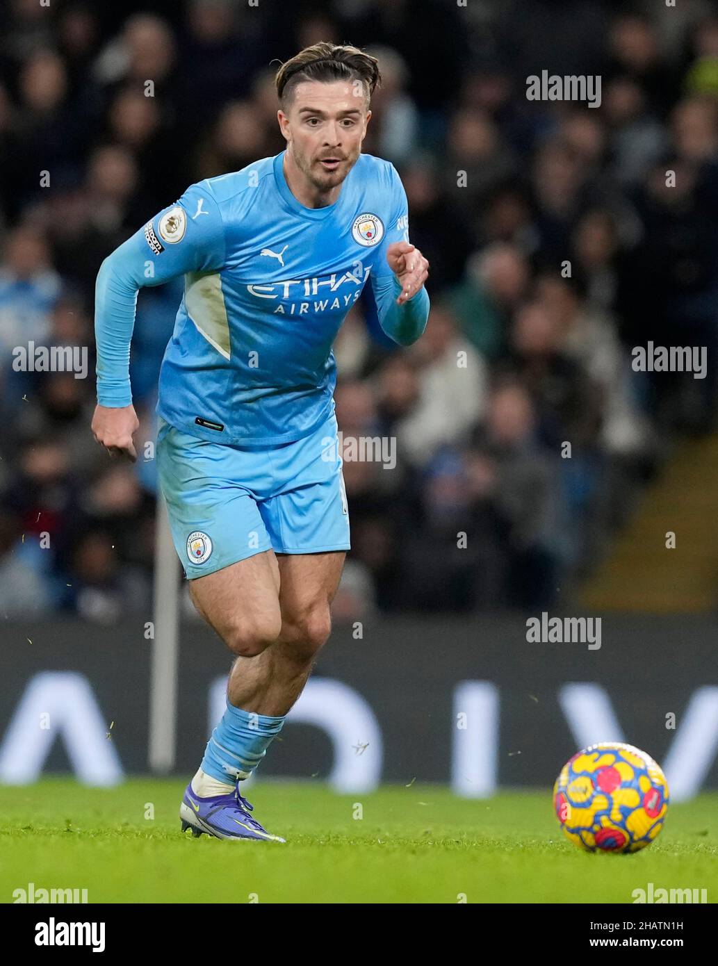 Manchester, England, 14th December 2021. Jack Grealish of Manchester ...