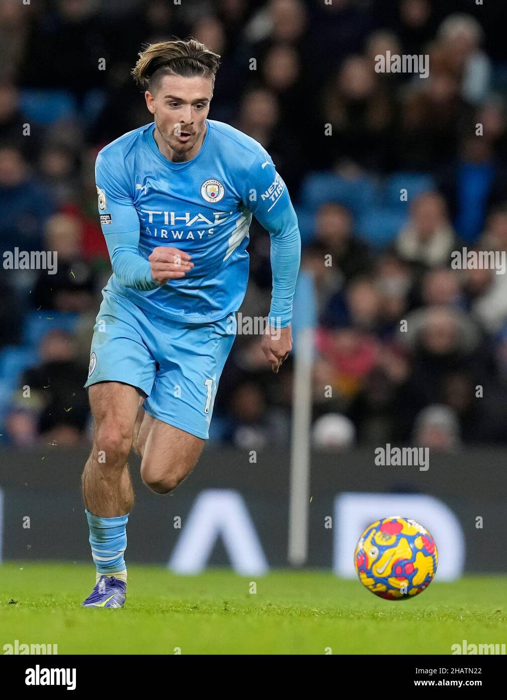 Manchester, England, 14th December 2021. Jack Grealish of Manchester ...