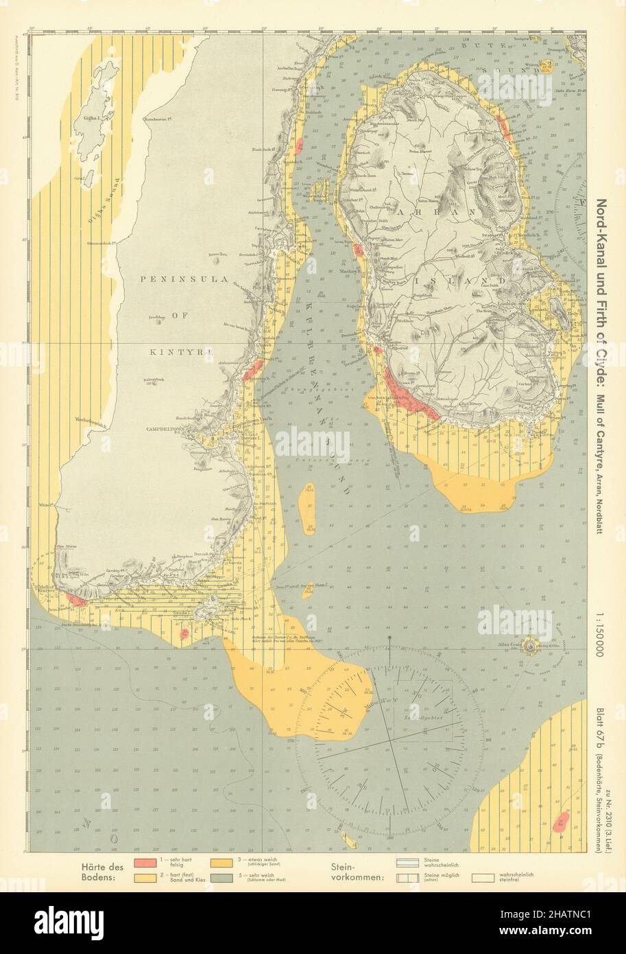 Mull of kintyre map hi-res stock photography and images - Alamy