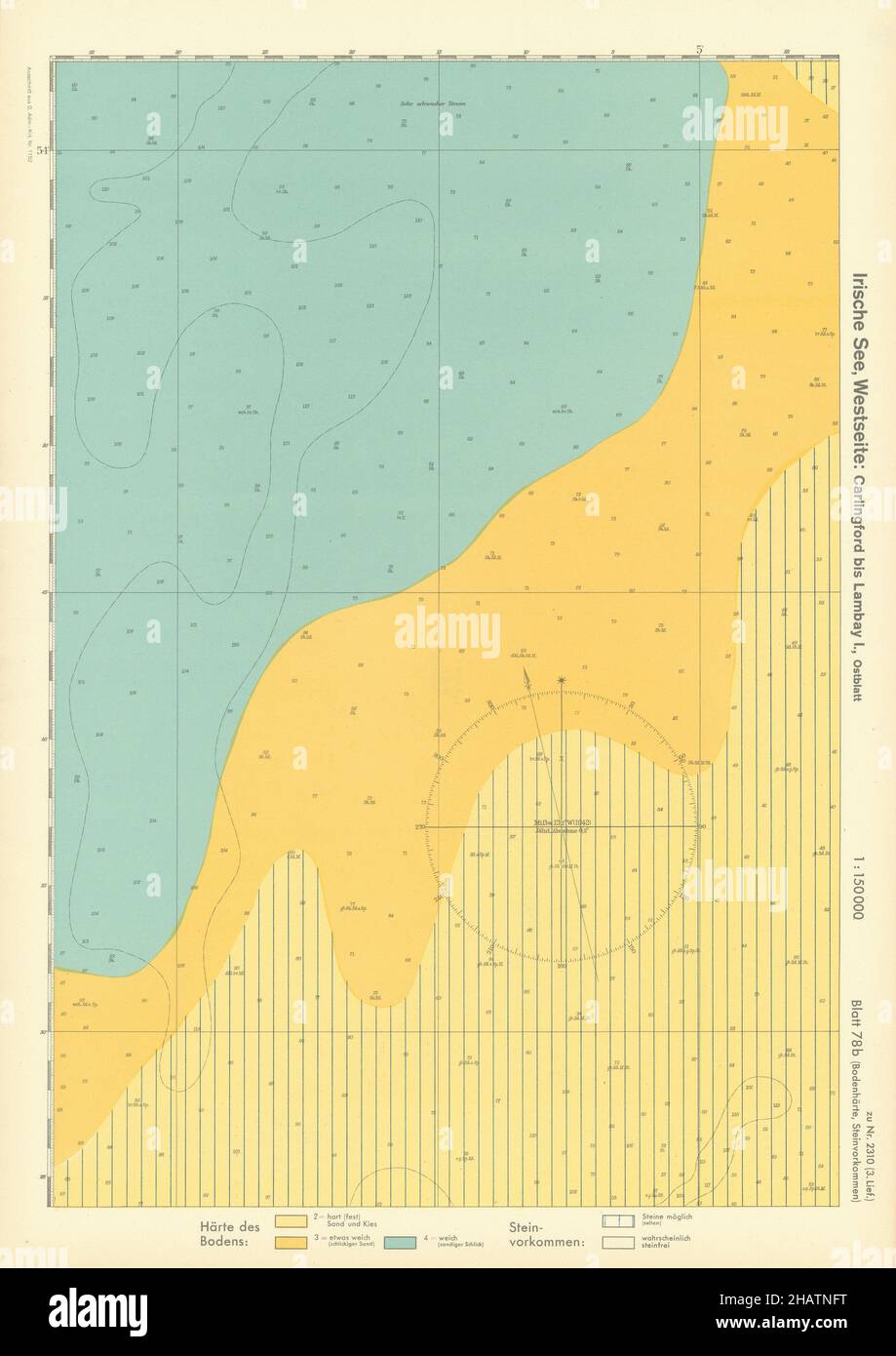 Irish sea map hi-res stock photography and images - Alamy
