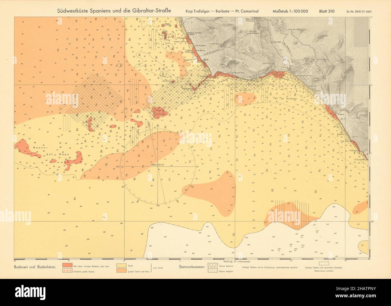 Mapa Del Cabo Trafalgar Para