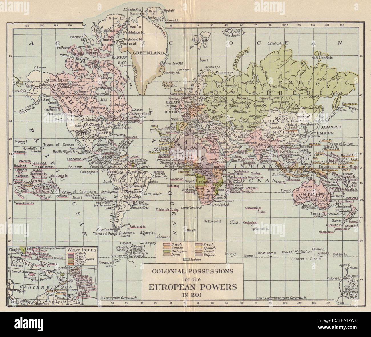 European colonial possessions hi-res stock photography and images - Alamy