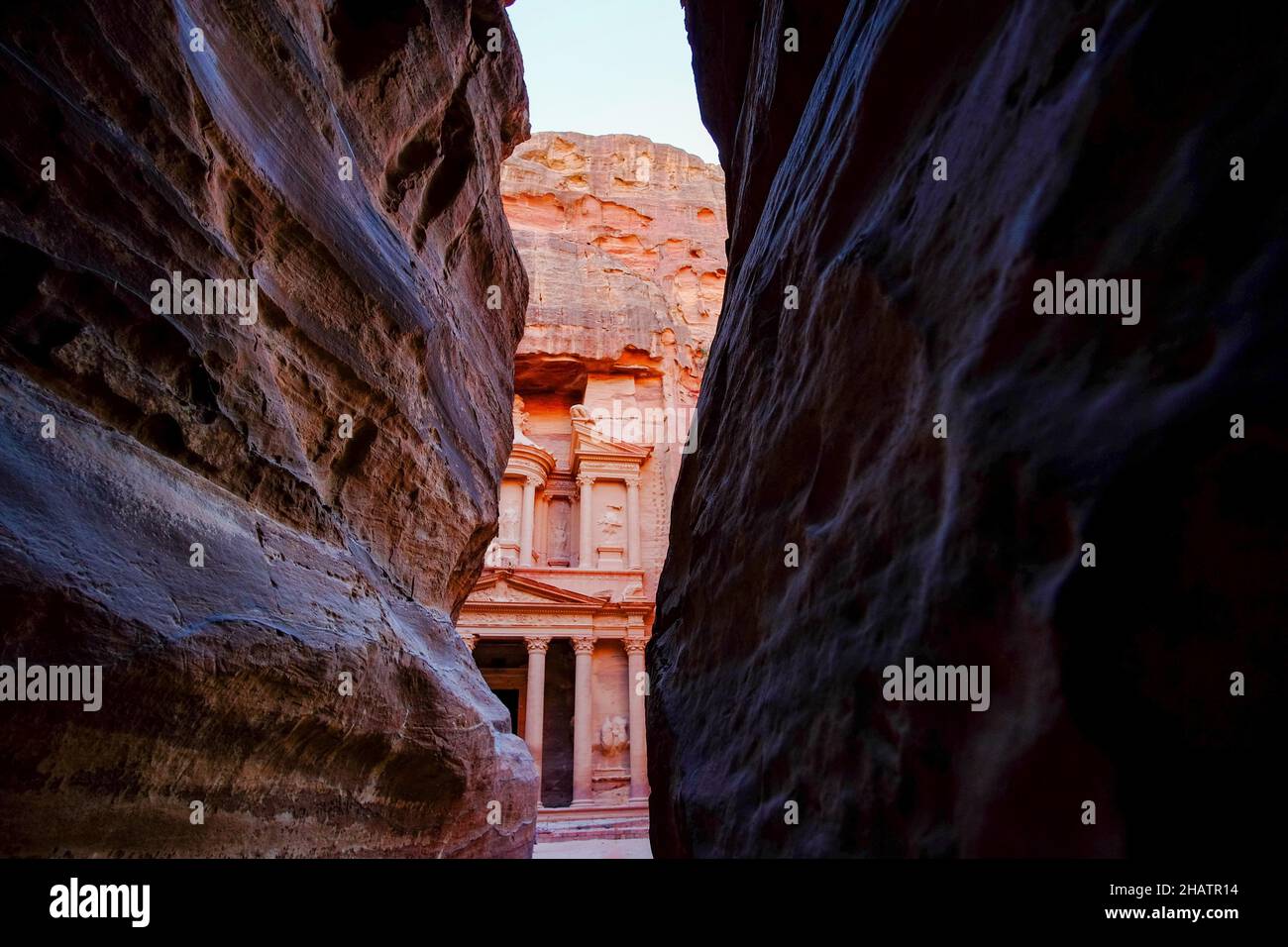Shot of the archaeological site of Petra, Jordan Stock Photo - Alamy