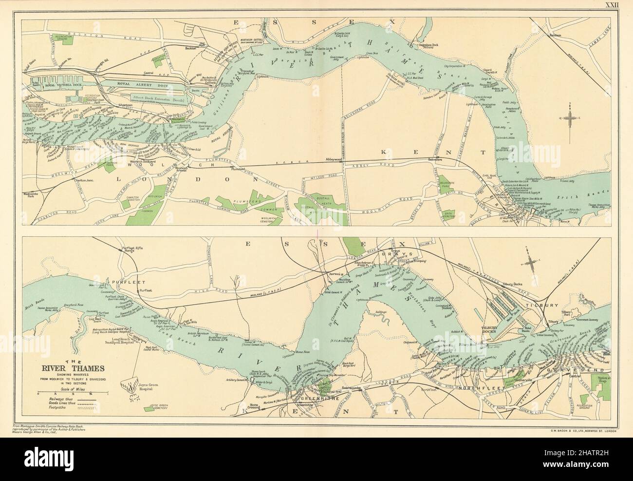 Tilbury docks map hi-res stock photography and images - Alamy