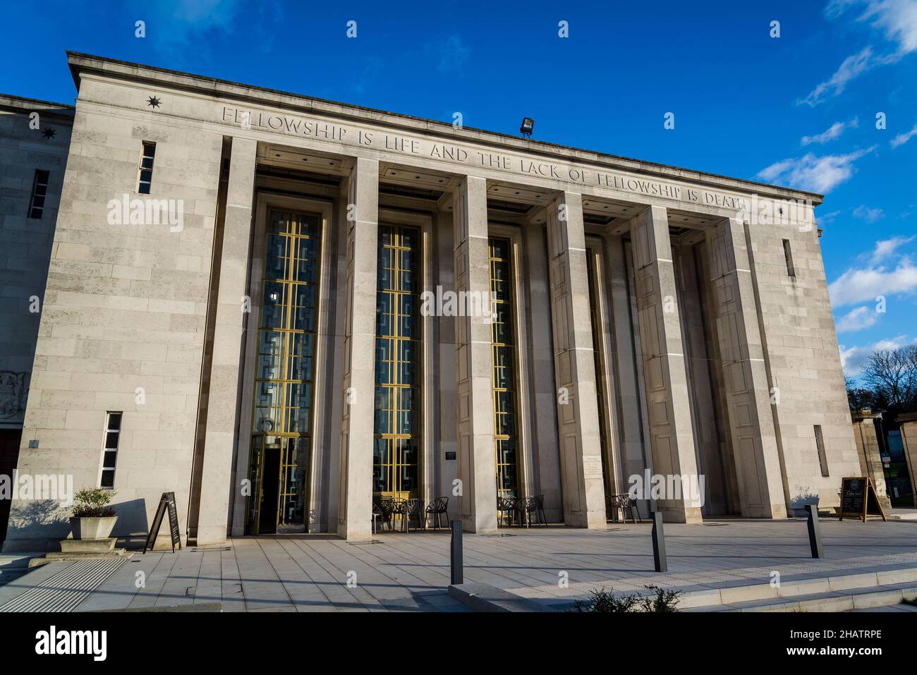 Fellowship is Life and the lack of Fellowship is Death inscription ...