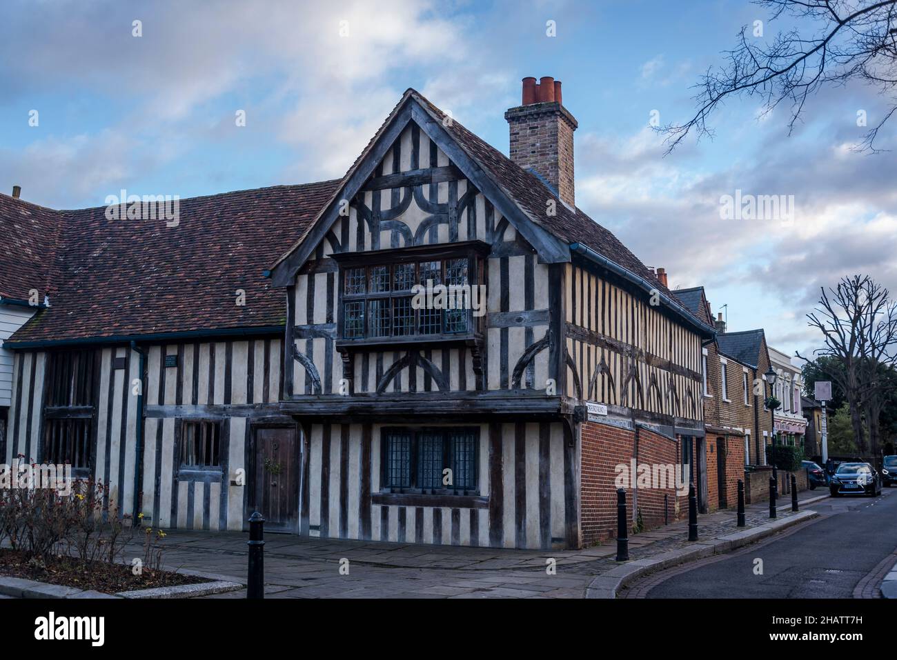 Elizabethan timber-framed hall house which dates from the 15th century ...