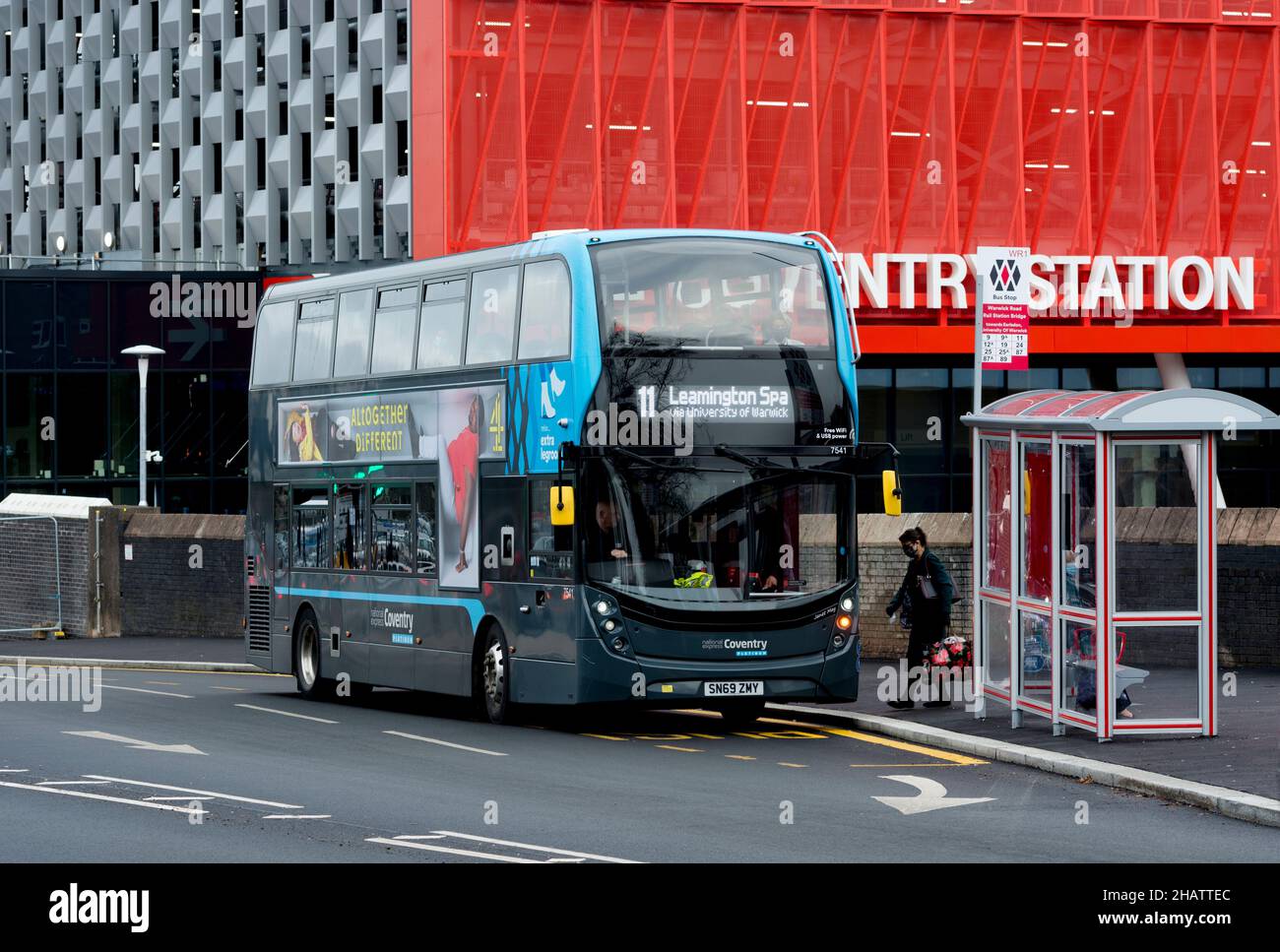 National Express Coventry bus near Coventry railway station, West ...