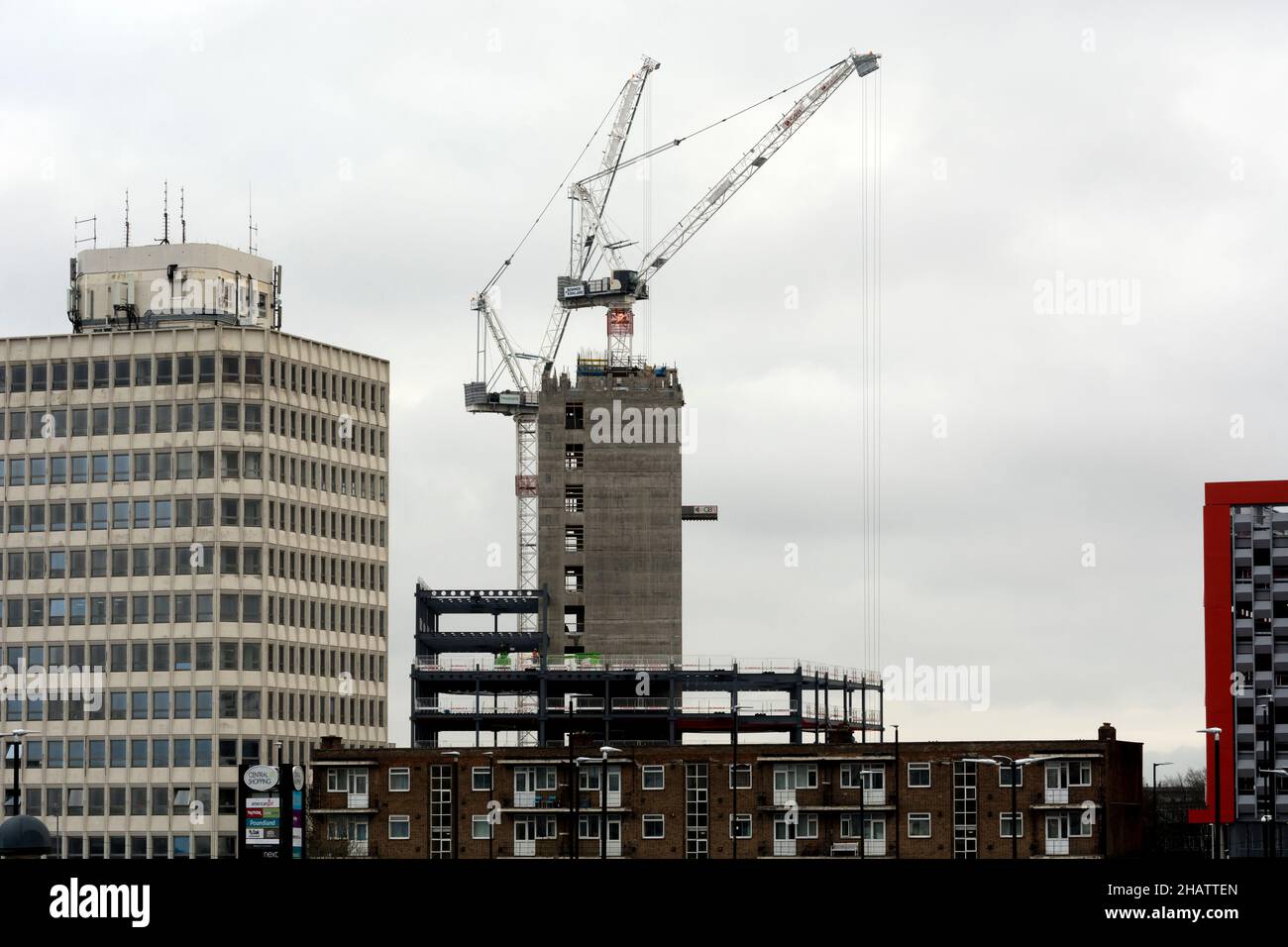 Construction at Friargate, Coventry, West Midlands, England, UK Stock ...