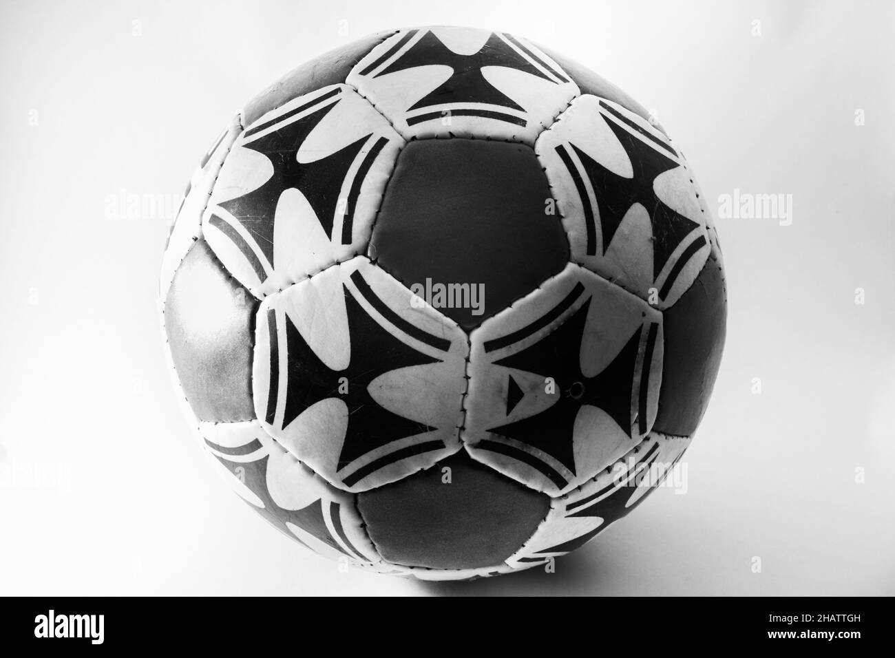 Grayscale background football ball Black and White Stock Photos ...