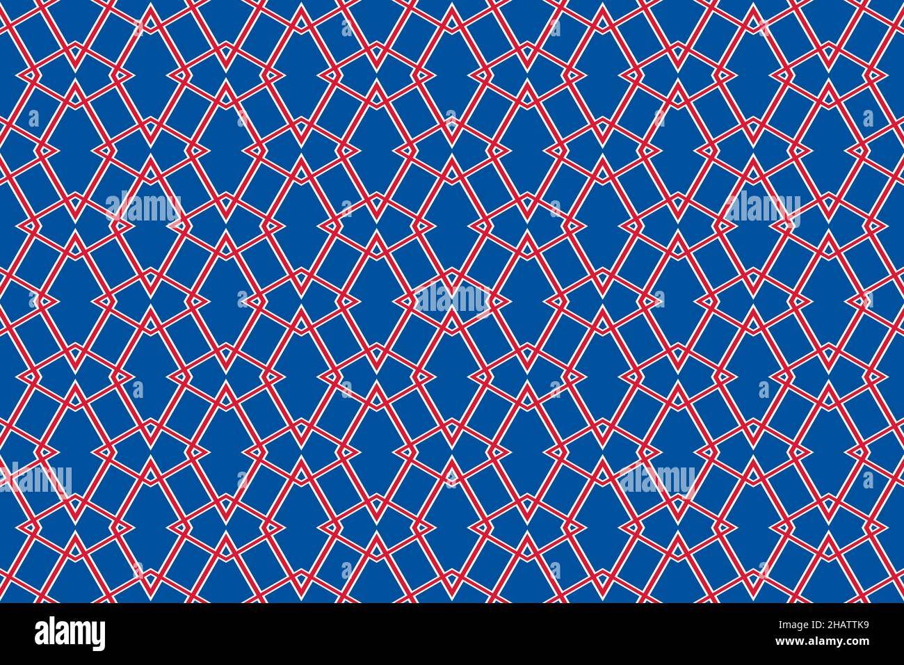 Geometric pattern in the colors of the national flag of Iceland. The ...