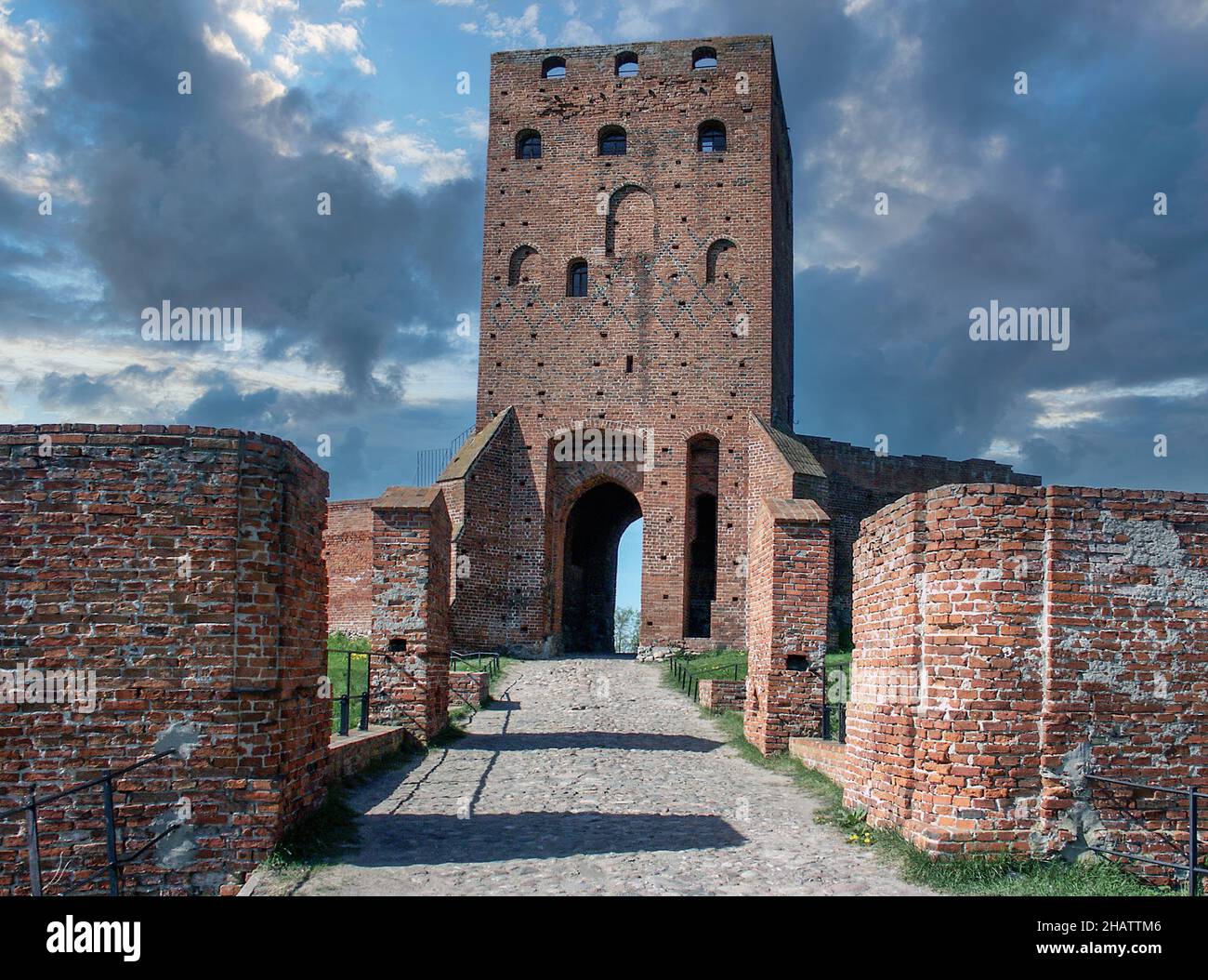 : Ruins of The Czersk castle, Polish castles and palaces, Poland Stock ...