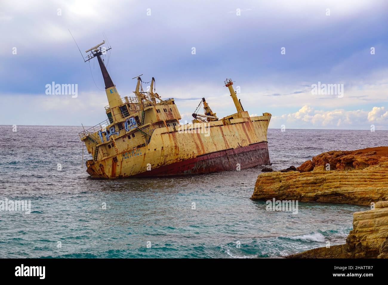 Cyprus ship wreck hi-res stock photography and images - Alamy
