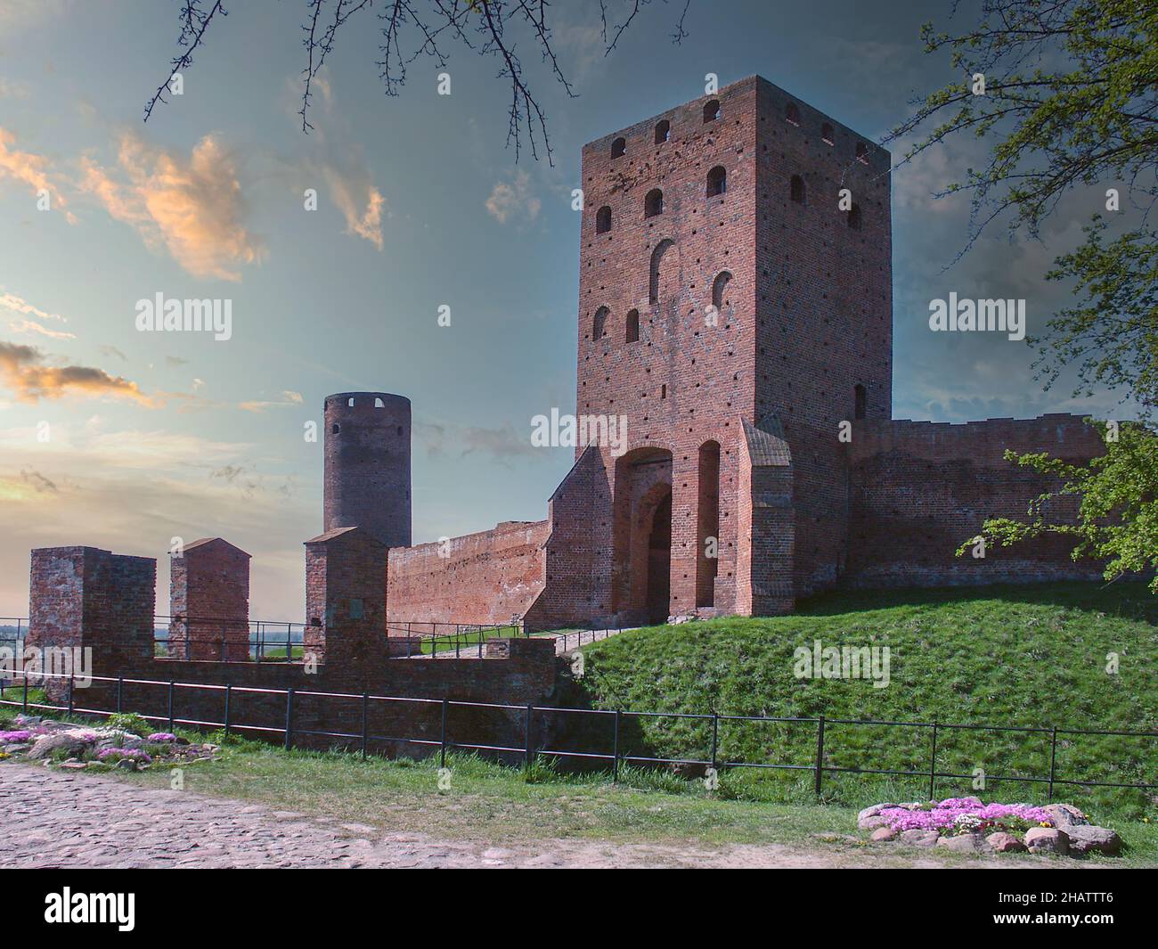 : Ruins of The Czersk castle, Polish castles and palaces, Poland Stock ...