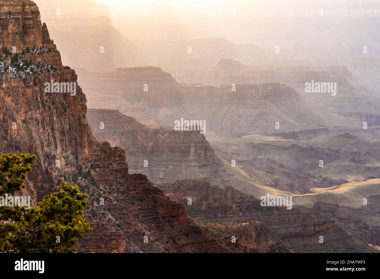 Edges of the Canyon Arms Fade into Each Other as Viewed from Lipan ...