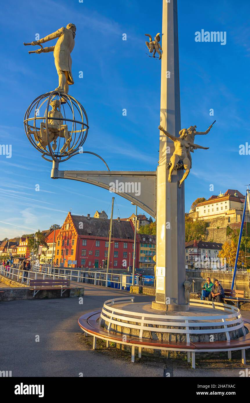 Statue meersburg lake constance germany hi-res stock photography and ...