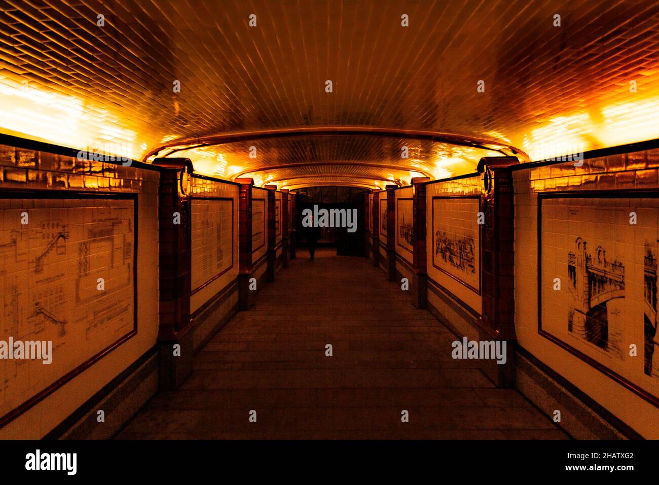 London, United Kingdom; March 16th 2011: Underpass under the Southwark ...