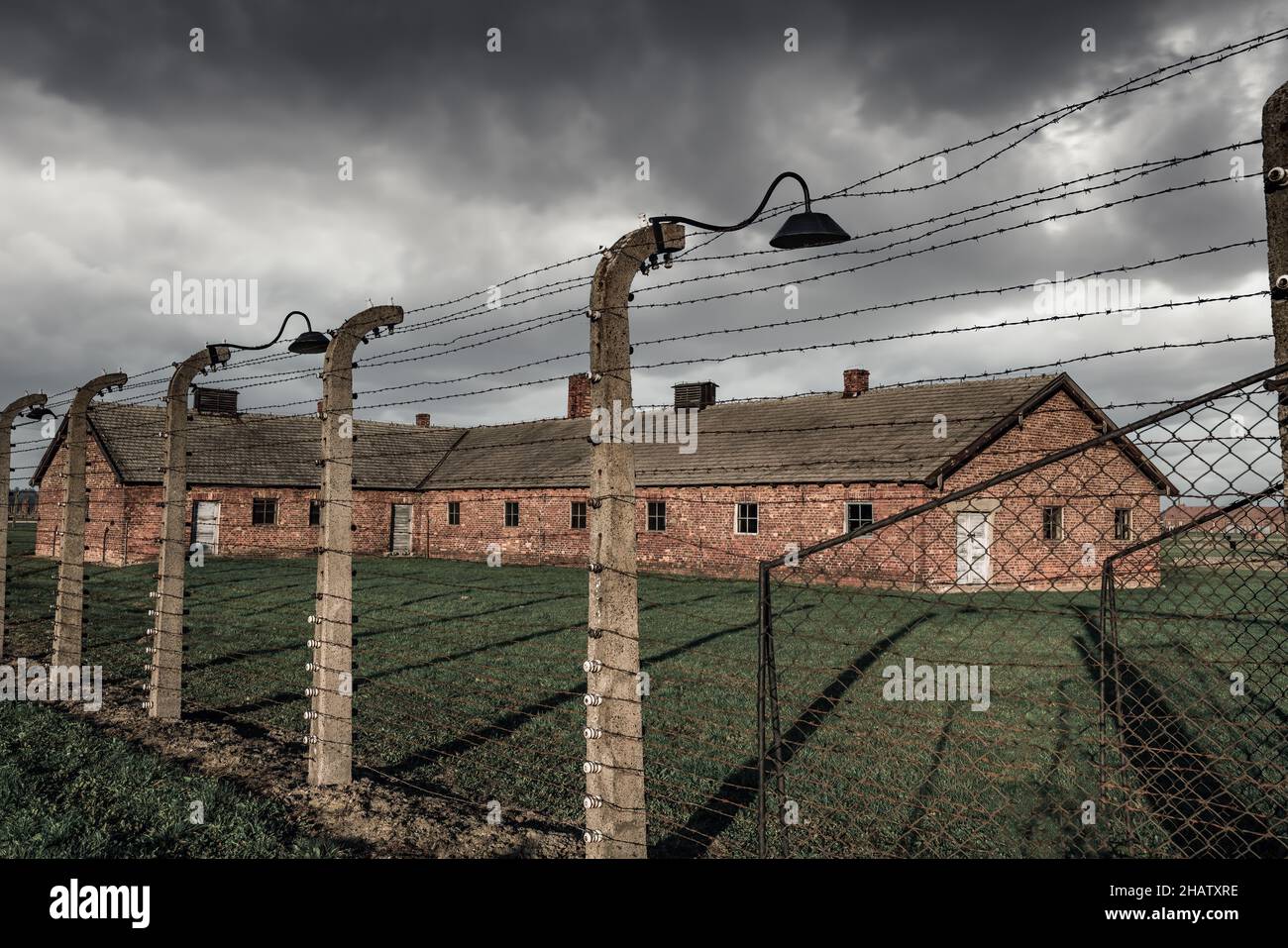 Nazi concentration camp fence hi-res stock photography and images - Alamy