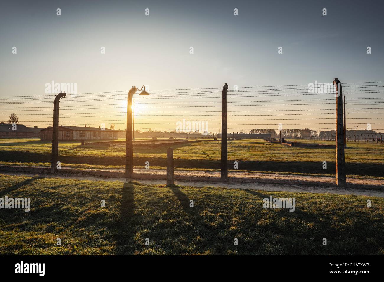 Nazi concentration camp fence hi-res stock photography and images - Alamy