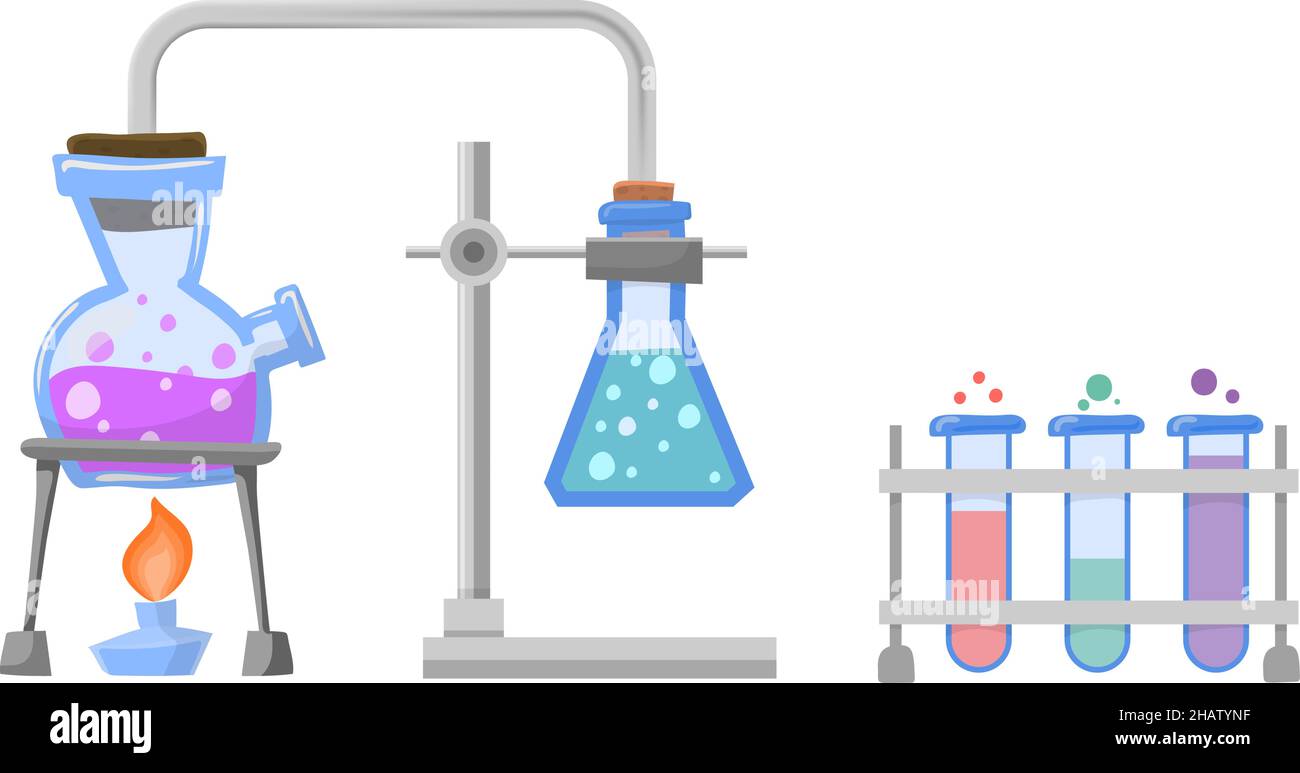 Chemistry Experiment Clip Art