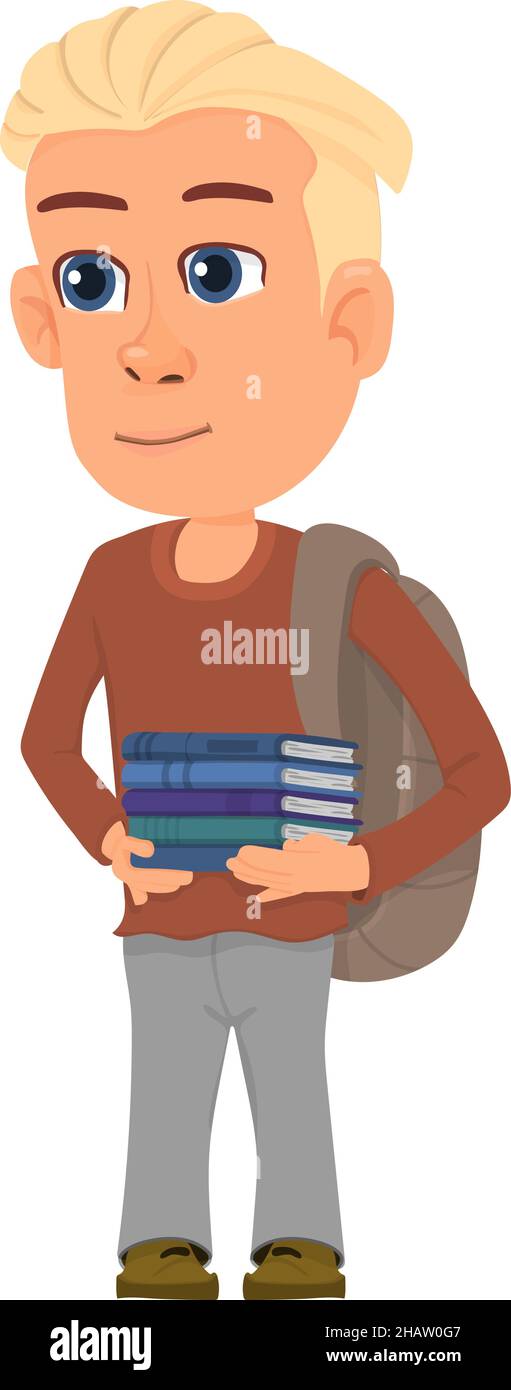 Cartoon backpack hi-res stock photography and images - Alamy