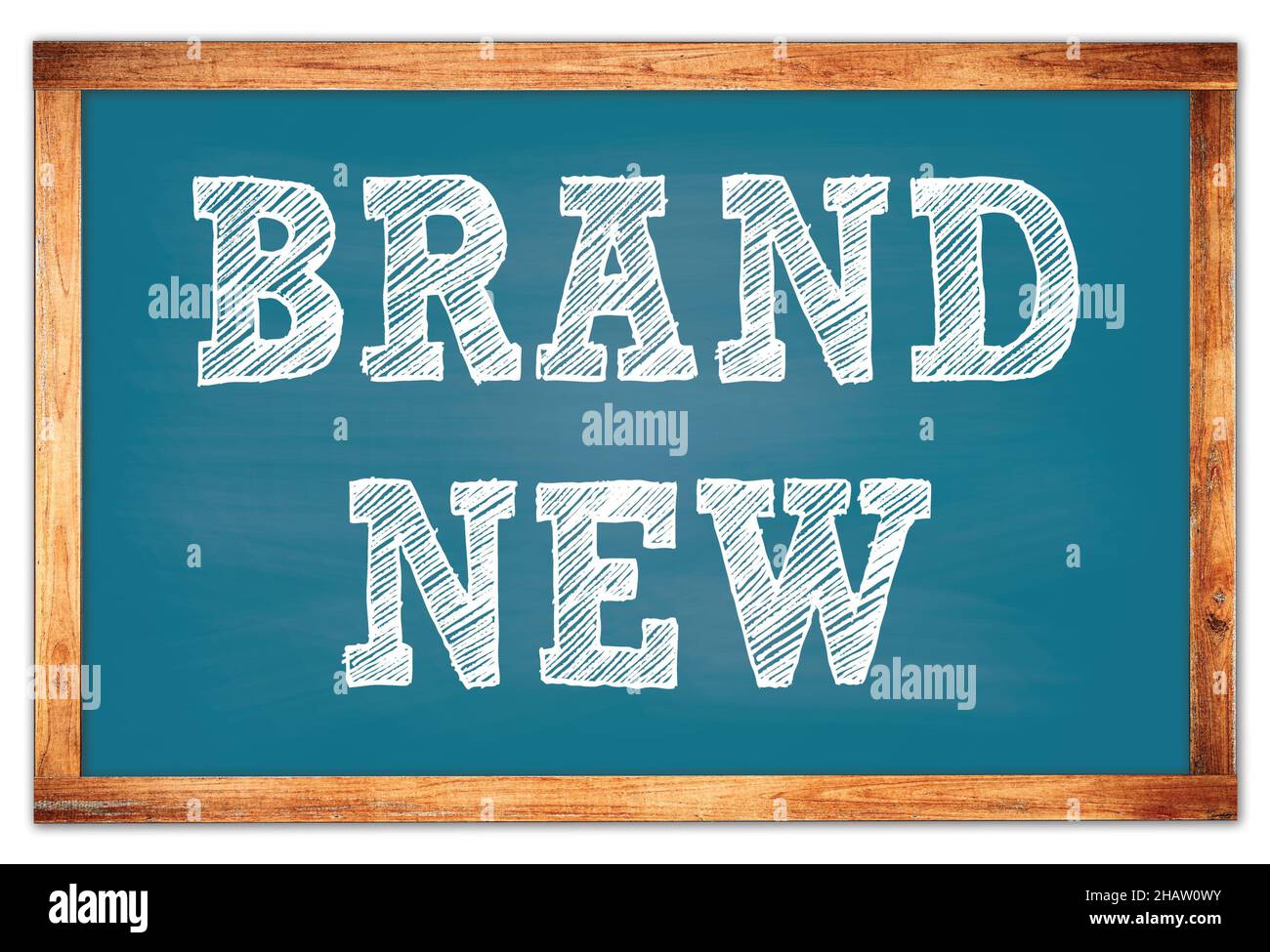Brand new text written hi-res stock photography and images - Alamy