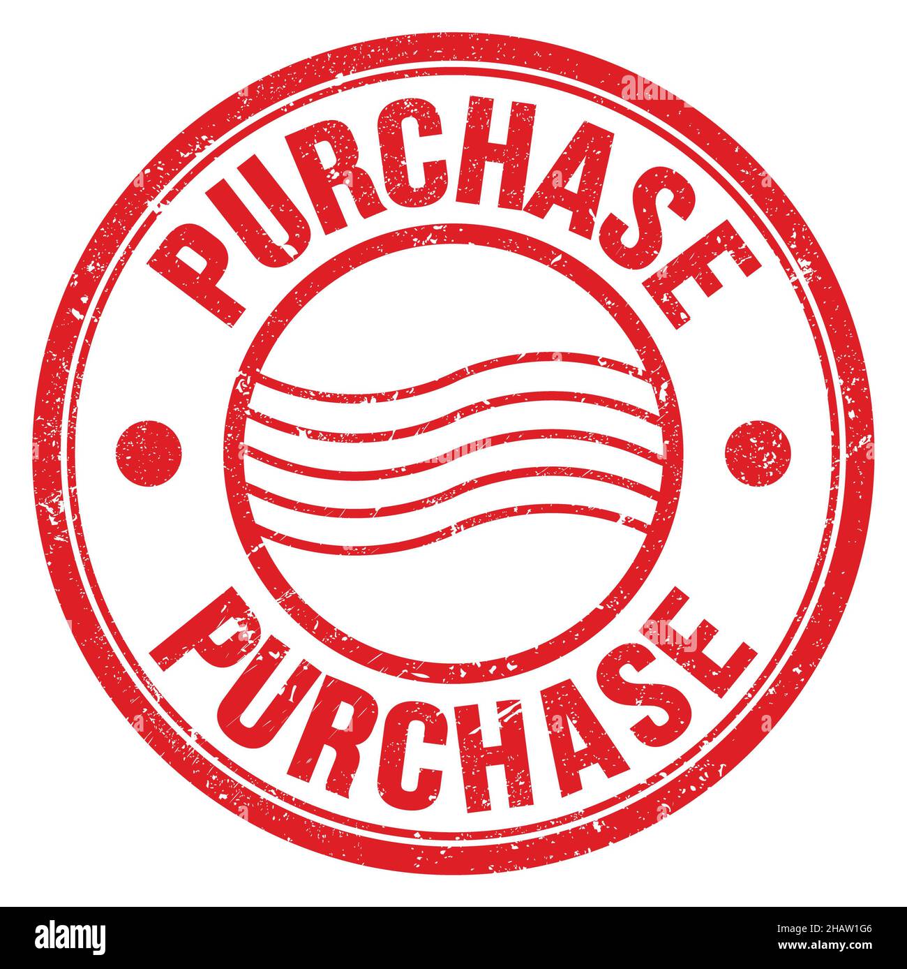 PURCHASE word written on red round postal stamp sign Stock Photo - Alamy