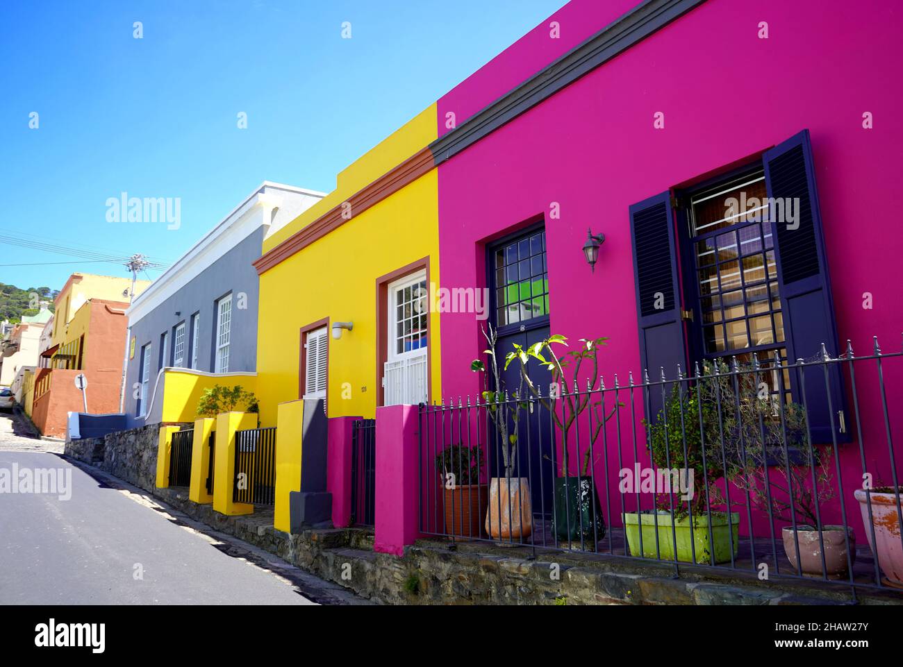 Bo-Kaap district, Cape Town, South Africa - 14 December 2021 ...