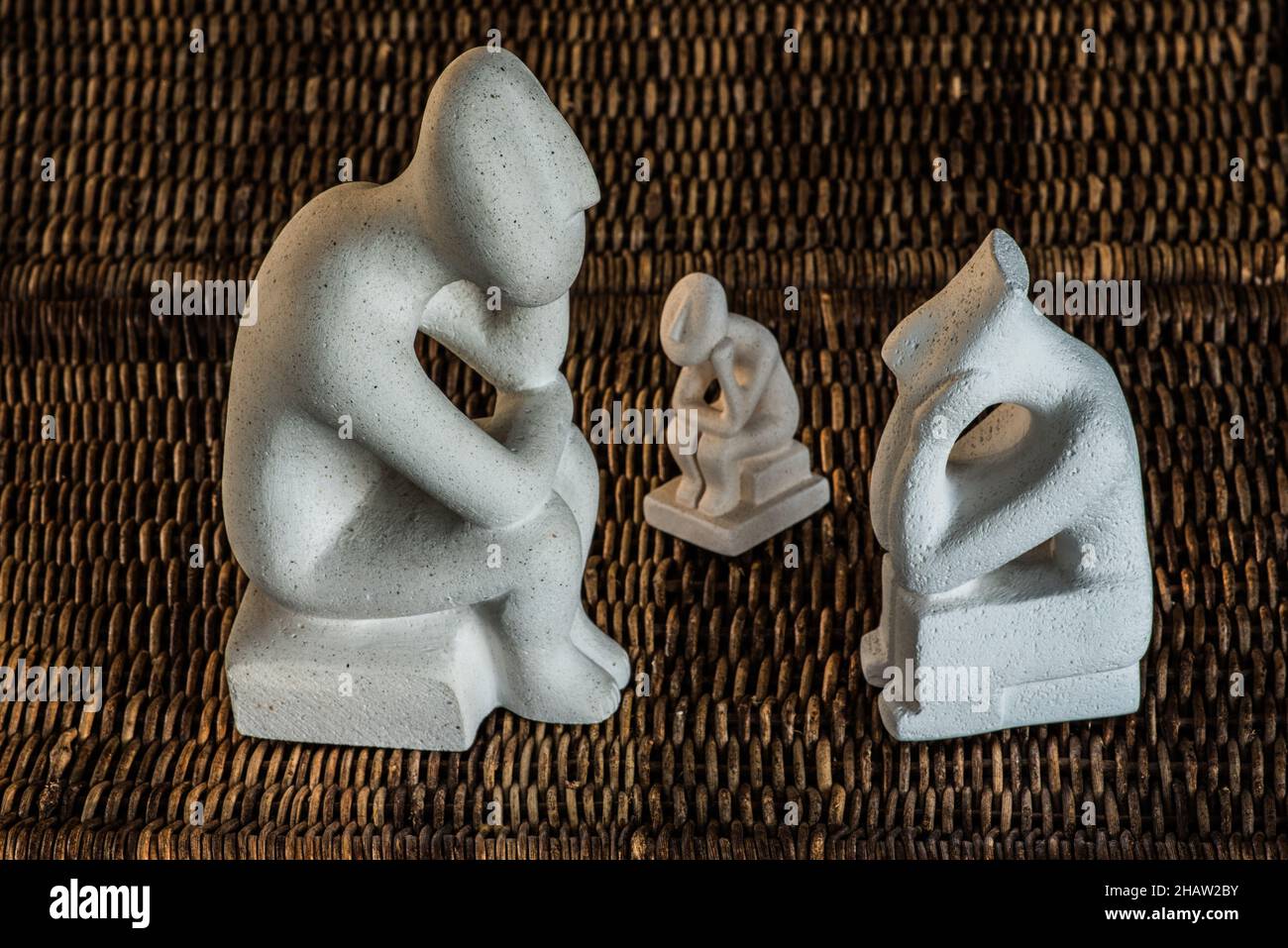 Tourist items representing Cycladic idols. Hand made & representing the ...