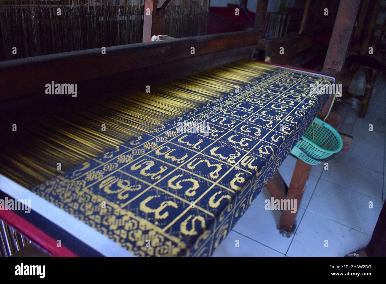 Old Indonesian textile factory. Equipment. Fabric manufacturing Stock ...