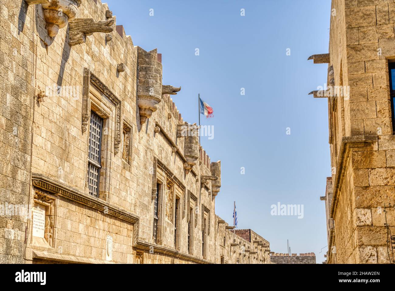 Rhodes city moat hi-res stock photography and images - Alamy