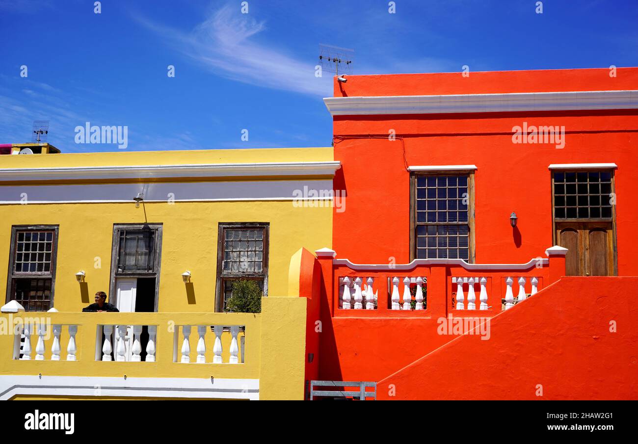 Bo-Kaap district, Cape Town, South Africa - 14 December 2021 ...