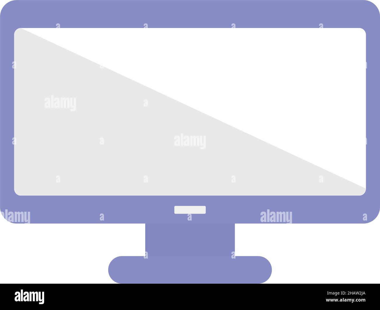 computer monitor icon on white background Stock Vector Image & Art - Alamy