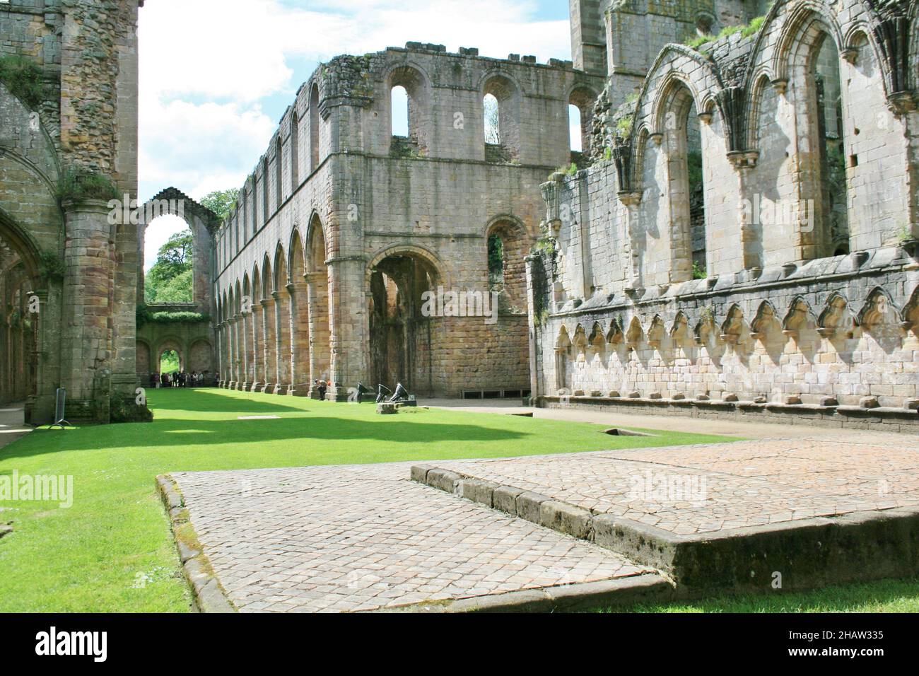 Fountains Abbey - England Stock Photo - Alamy